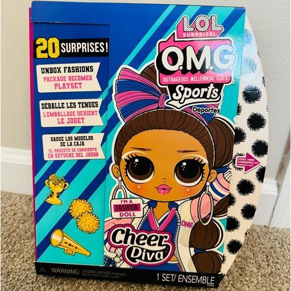 Toys | Lol Surprise Omg Sports Cheer Diva Competitive Cheerleading ...